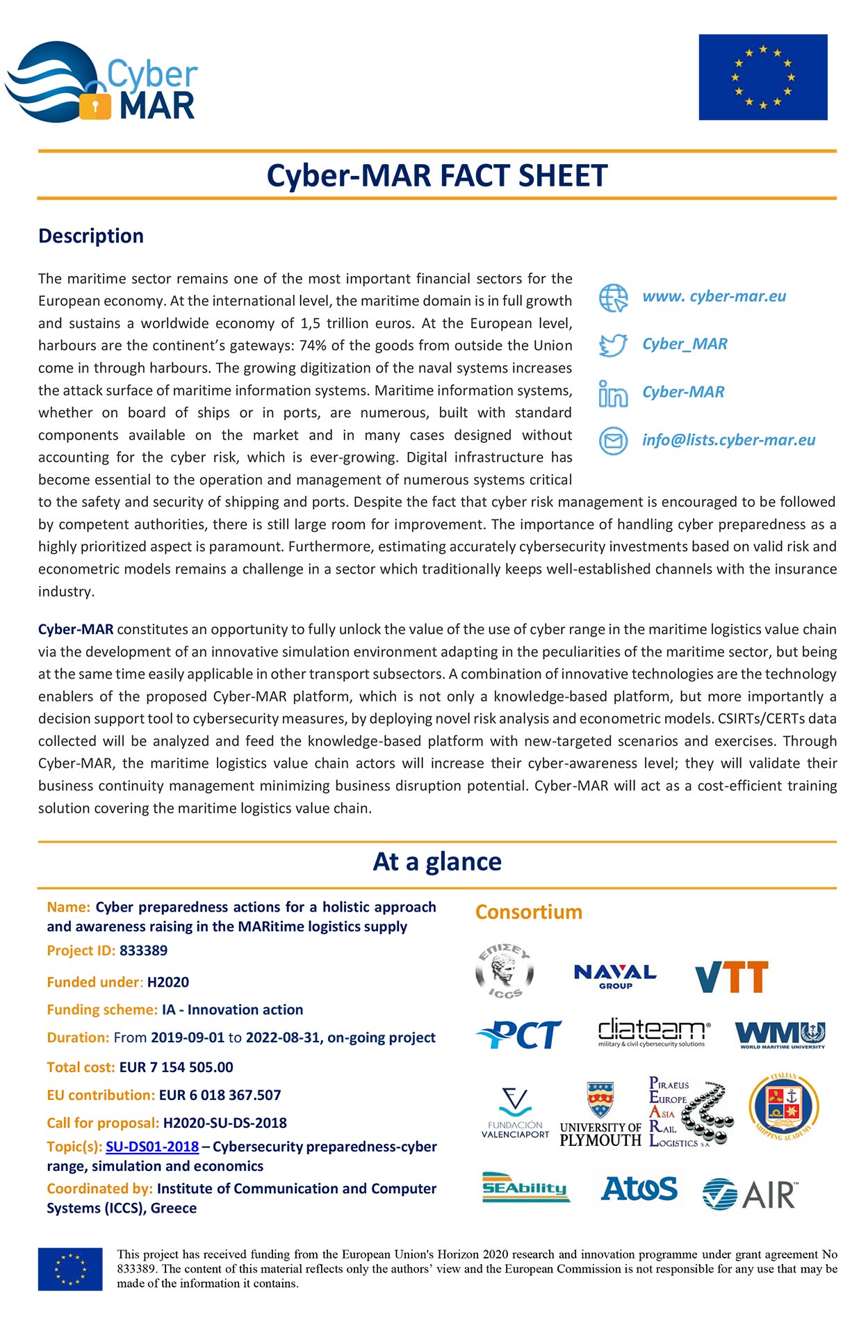 Dissemination Material - CyberMAR